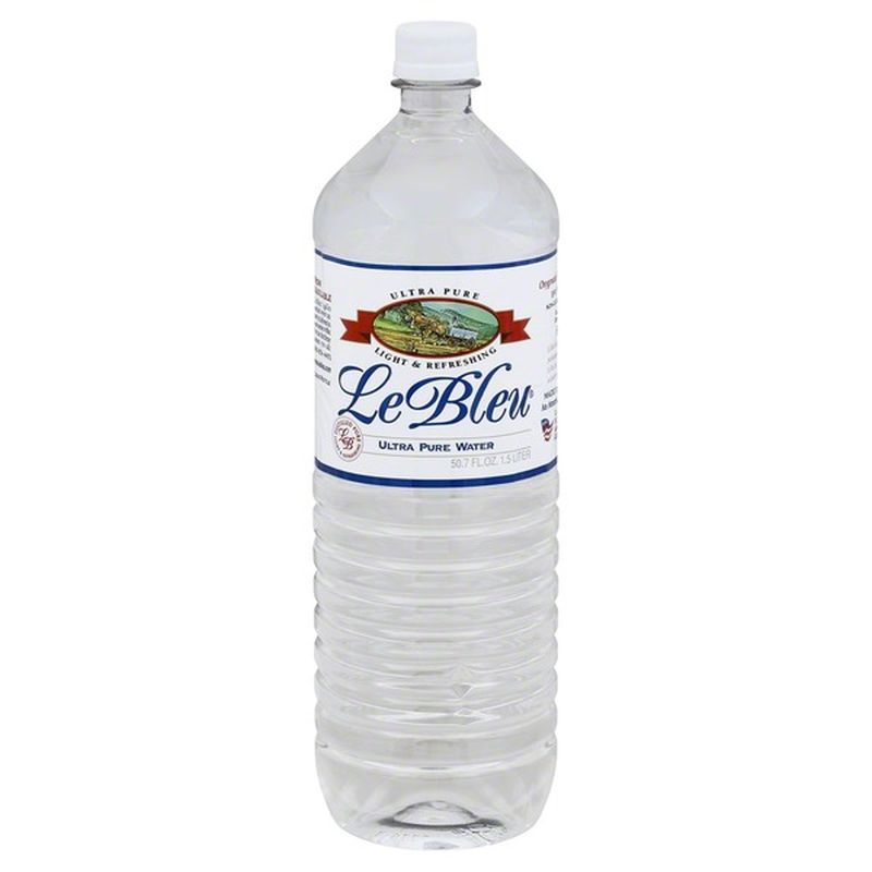 Le Bleu Water, Ultra Pure (50.7 oz) - Instacart