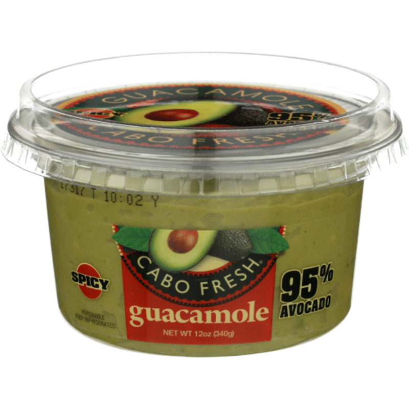 Cabo Fresh Guacamole, Spicy (12 oz) - Instacart