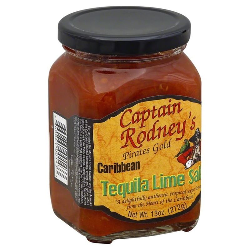 Captain Rodneys Salsa, Caribbean Tequila Lime (13 oz) - Instacart