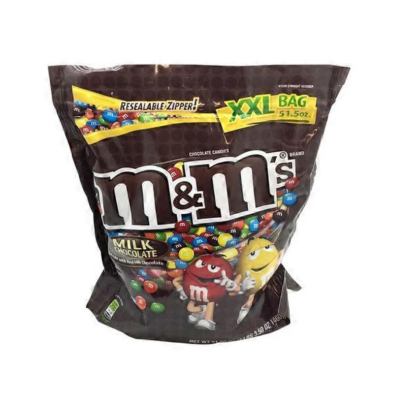 M&M's Chocolate Candy, Milk Chocolate (56 oz) - Instacart