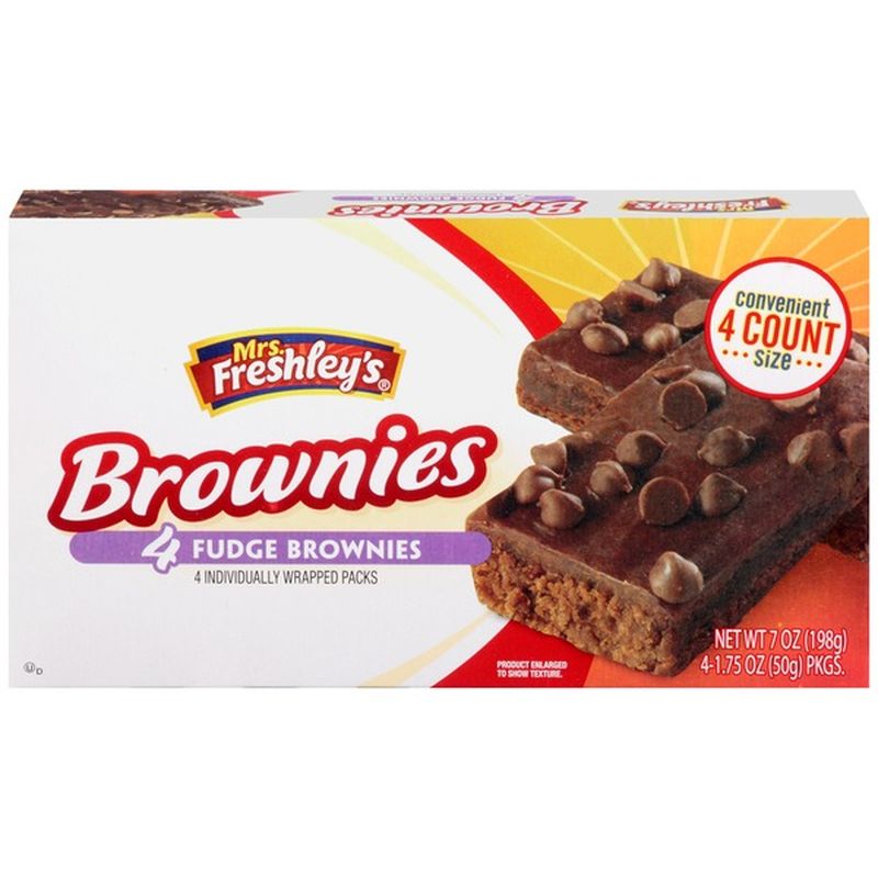 Mrs. Freshley's Fudge Brownies (1.75 oz) - Instacart