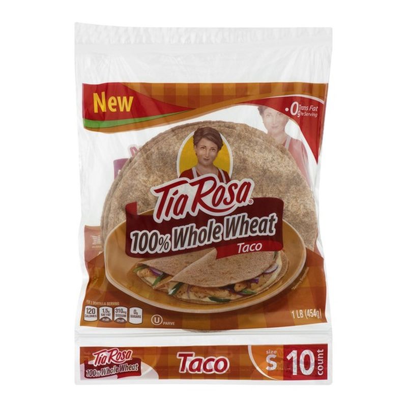 Tia Rosa 100 Whole Wheat Taco Tortillas (16 oz) - Instacart