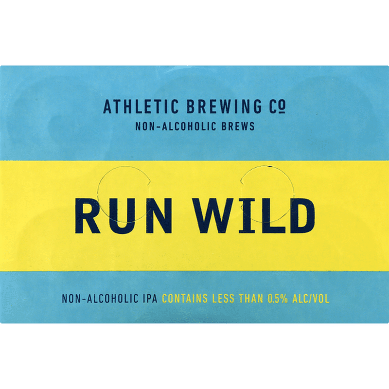 Athletic Brewing Beer, Run Wild, 6 Pack (12 fl oz) - Instacart