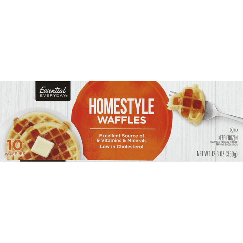 Essential Everyday Waffles, Homestyle (10 each) - Instacart