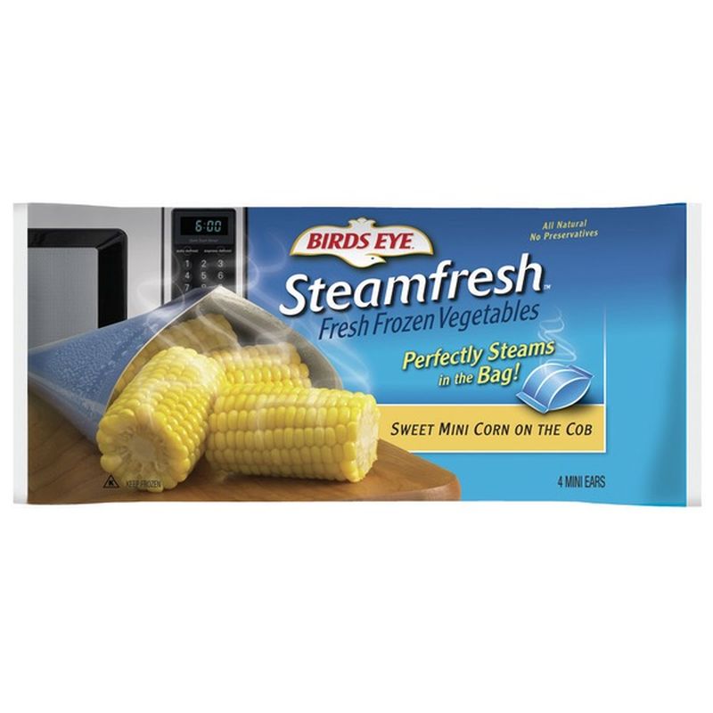 Birds Eye Fresh Frozen Vegetables, Sweet Mini Corn On the Cob (4 each ...