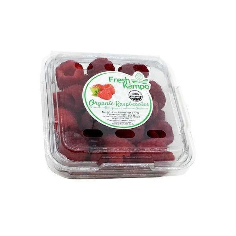 Fresh Kampo Organic Raspberries (6 oz ) - Instacart