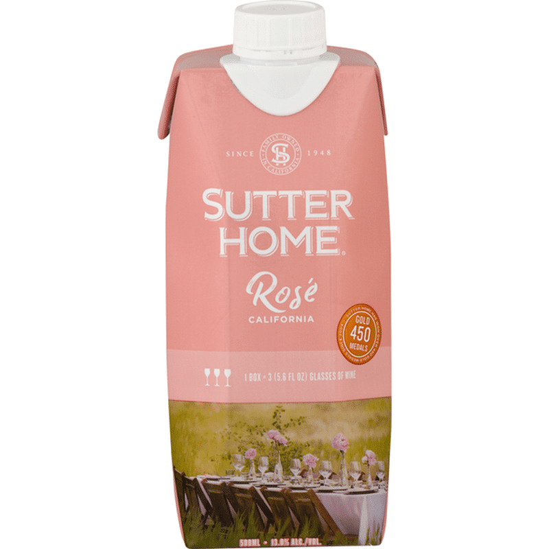 Sutter Home Rose, California (500 ml) - Instacart