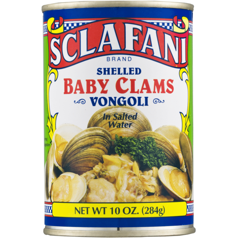 Sclafani Shelled Baby Clams in Salted Water (10 oz) - Instacart