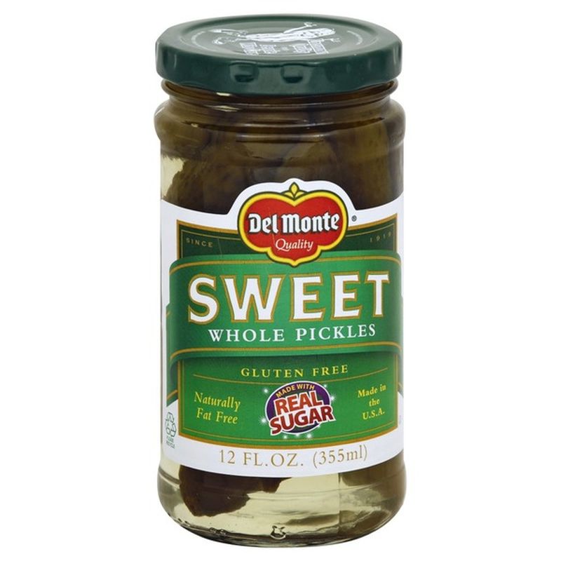 Del Monte Whole Pickles, Sweet (12 oz) - Instacart Del Monte Whole Pickles, Sweet (12 oz) - Instacart