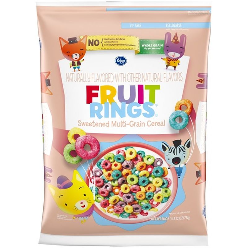 Kroger Fruit Rings Multi-grain Cereal