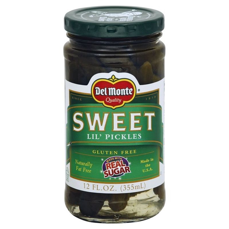 Del Monte Pickles, Lil' Sweet (12 fl oz) from Smart & Final - Instacart Del Monte Pickles, Lil' Sweet (12 fl oz) from Smart & Final - Instacart