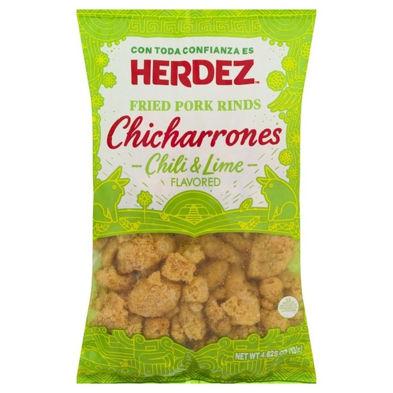 Herdez Chicharrones, Chili & Lime Flavored (4.625 oz) - Instacart