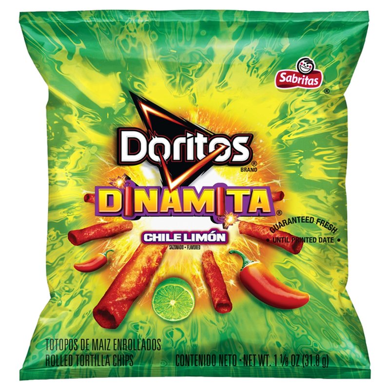 Doritos Dinamita Chile Limon Rolled Tortilla Chips (9.25 oz) - Instacart
