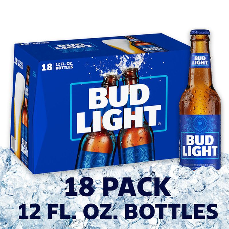 Bud Light Beer Bottles (12 fl oz) - Instacart