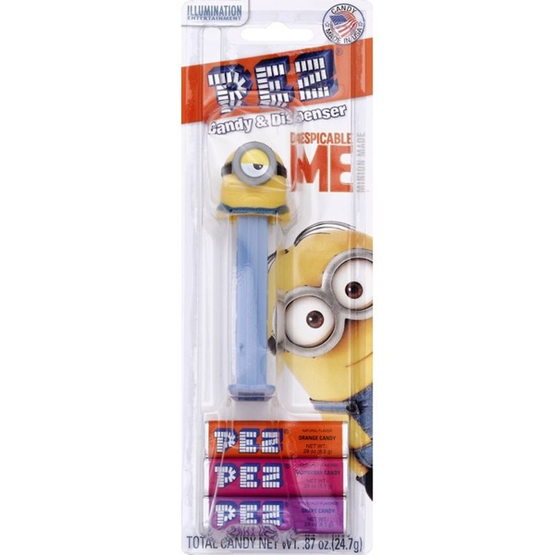 Pez Candy & Dispenser, Despicable Me, Minion Made (0.87 oz) - Instacart