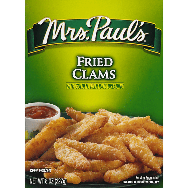 Mrs. Paul's Clams, Fried (8 oz) - Instacart