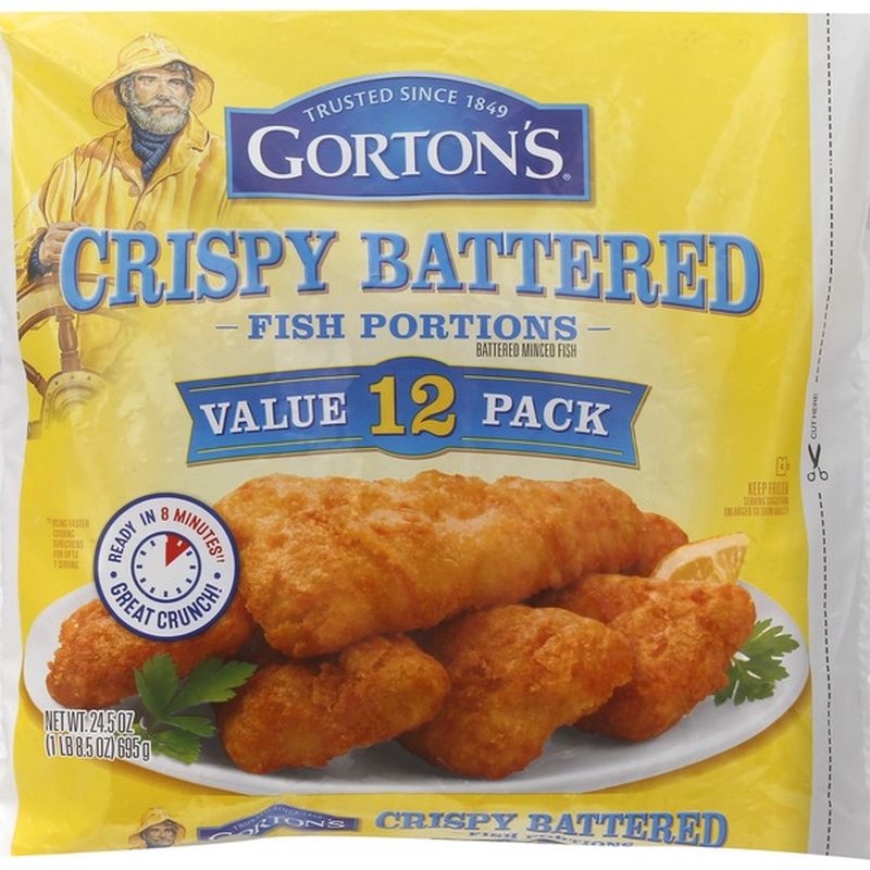 Gorton's Crispy Battered Fish Portions (24.5 oz) - Instacart