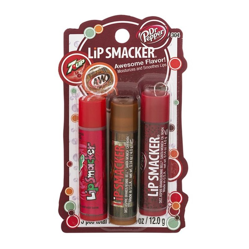 Lip Smacker Soda Flavored Lip Glosses (304) - 3 CT (3 ct) - Instacart