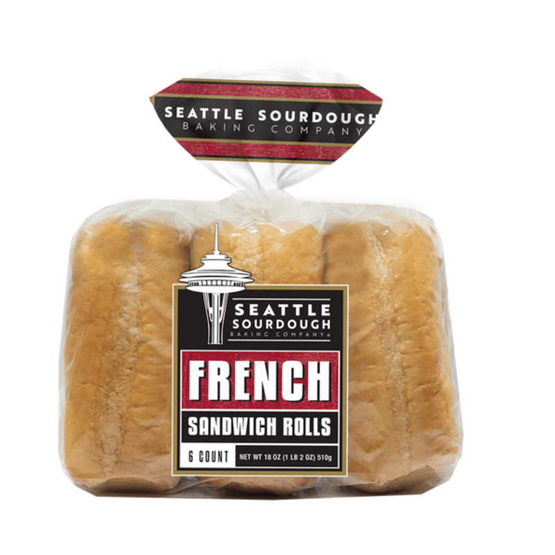 Seattle Sourdough Baking Company French Sandwich Rolls (6 each) - Instacart