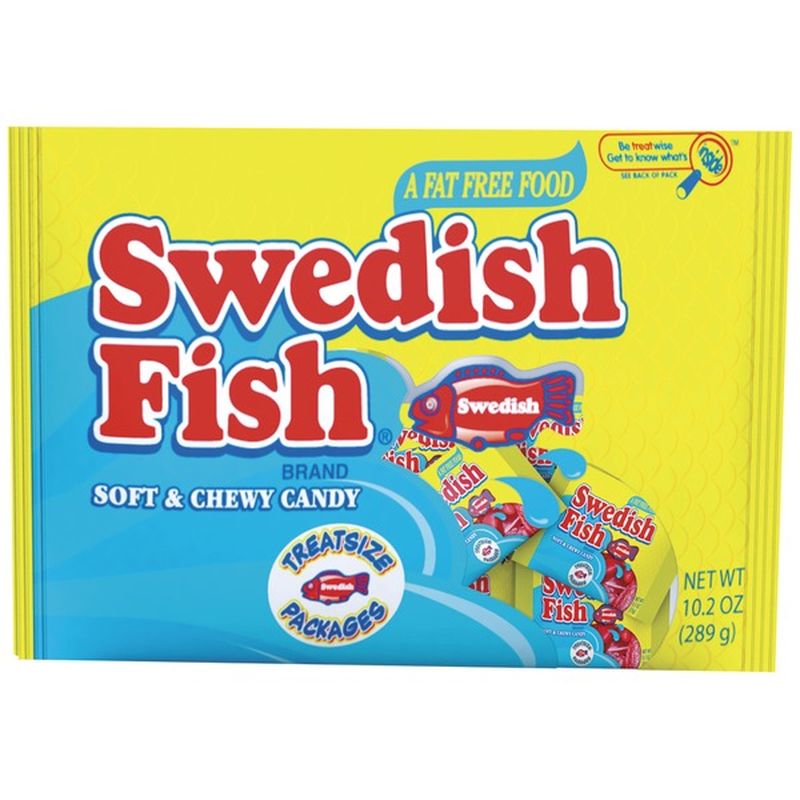 Swedish Fish Original Soft & Chewy Treat Size Pkgs Candy (10.2 oz ...