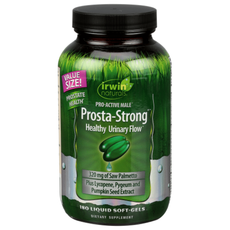 Irwin Naturals Prosta-strong Healthy Prostate & Urinary Flow Dietary ...