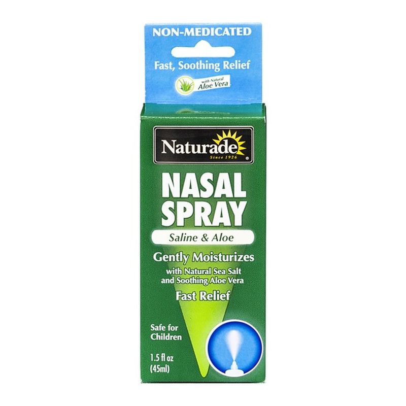 Naturade Nasal Spray Saline & Aloe (1.5 fl oz) - Instacart