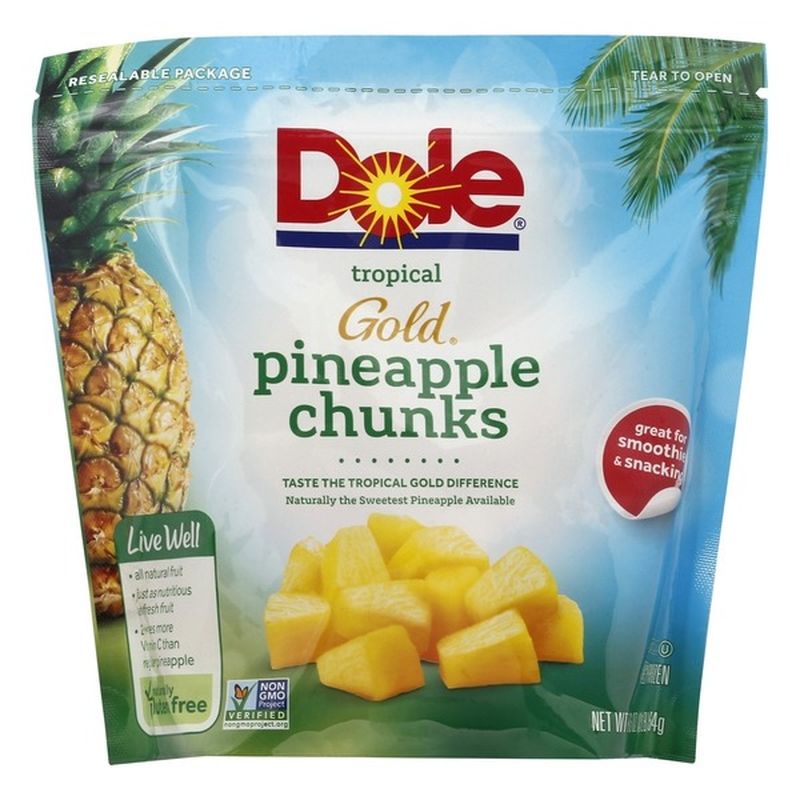 Dole Gold Tropical Pineapple Chunks (16 oz) - Instacart
