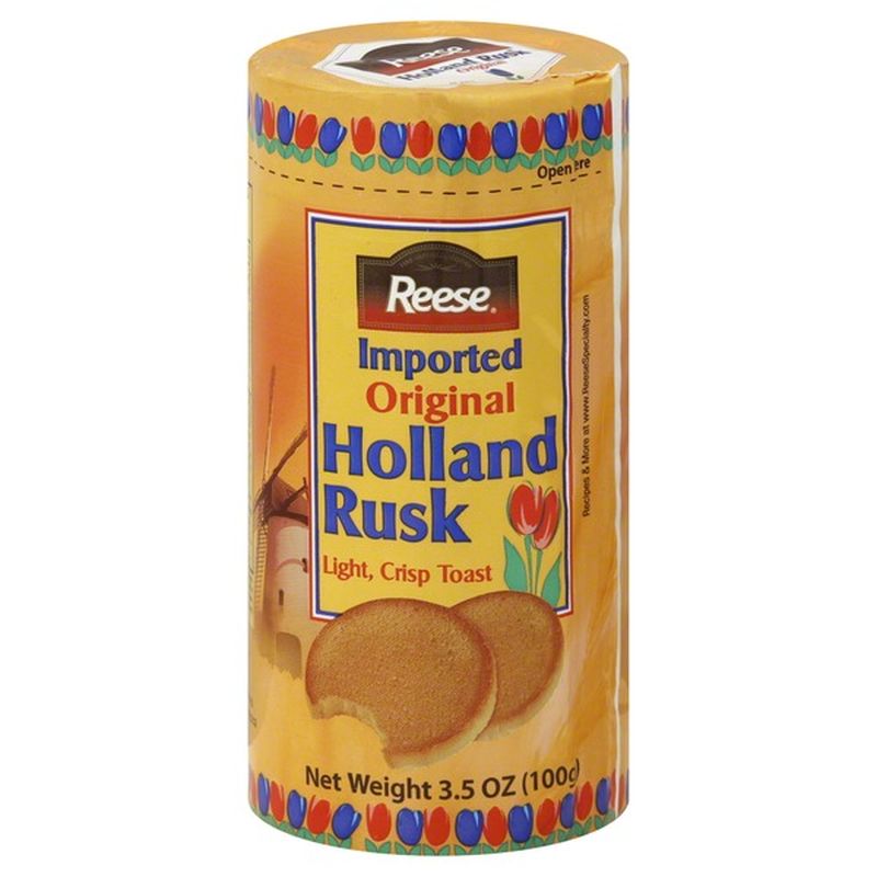 Reese's Original Holland Rusk Light Crisp Toast (3.5 oz) - Instacart