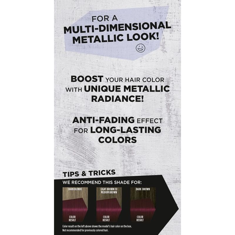 Got2b Metallic Permanent Hair Color, M68 Dark Ruby (1 ct) - Instacart