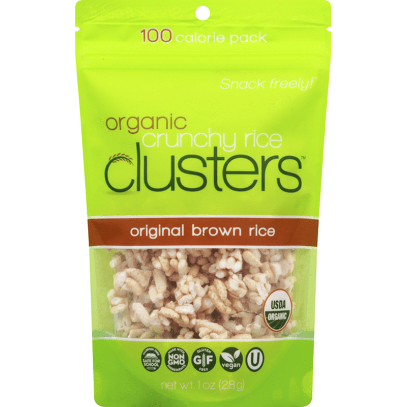 Crunchy Rice Rice Clusters, Organic, Original Brown Rice (1 oz) - Instacart