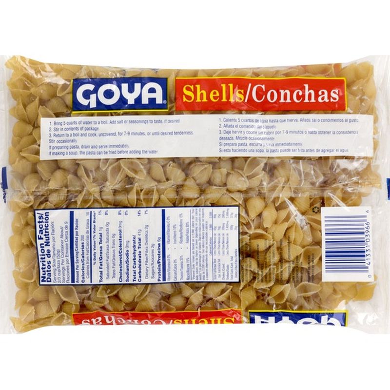 Goya Shells Pasta (16 oz) - Instacart