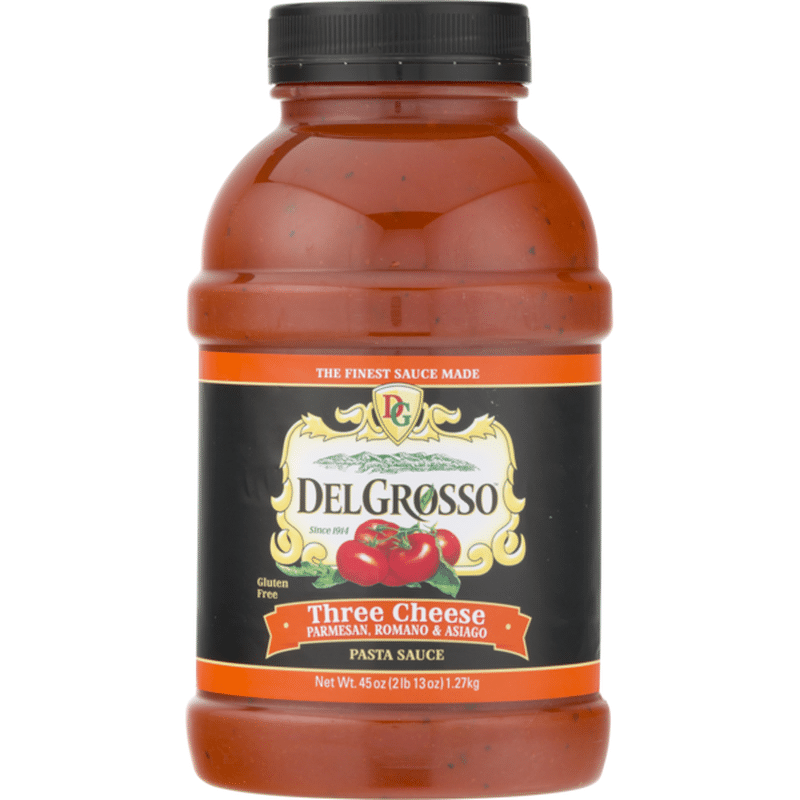 DelGrosso Pasta Sauce, Three Cheese (45 oz) - Instacart