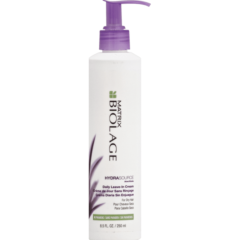 Biolage Leave-In Cream, Daily, Aloe, for Dry Hair (8.5 oz) - Instacart