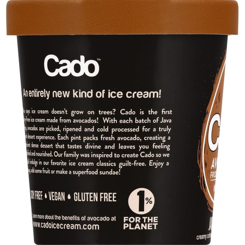 Cado Avocado Frozen Dessert, Non-Dairy, Java Chip (1 pt) - Instacart
