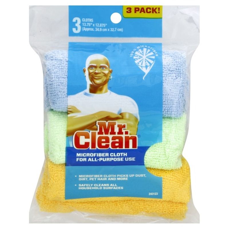 Mr. Clean Cloth, Microfiber, 3 Pack! (3 each) - Instacart