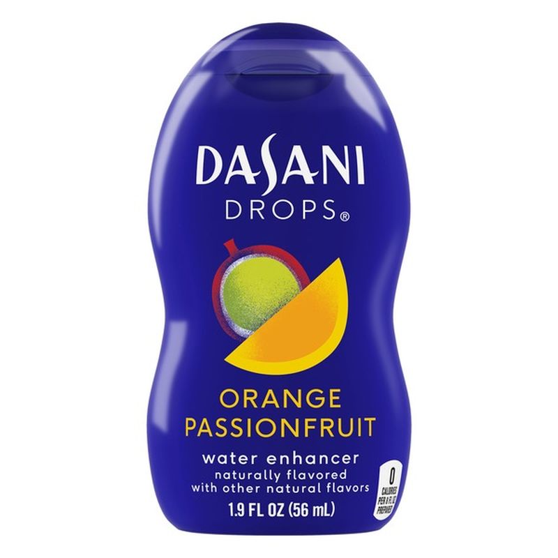 Dasani Drops Flavor Enhancer Orange Passionfruit (1.9 fl oz) - Instacart