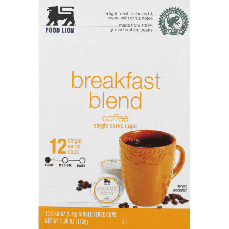Food Lion Breakfast Blend Stainless Steel Cups (0.33 oz) - Instacart