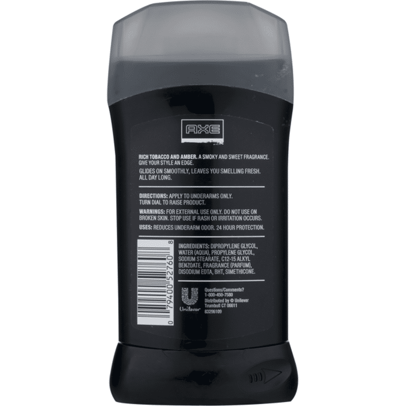 Axe Deodorant Stick For Men Tobacco And Amber (3 oz) - Instacart