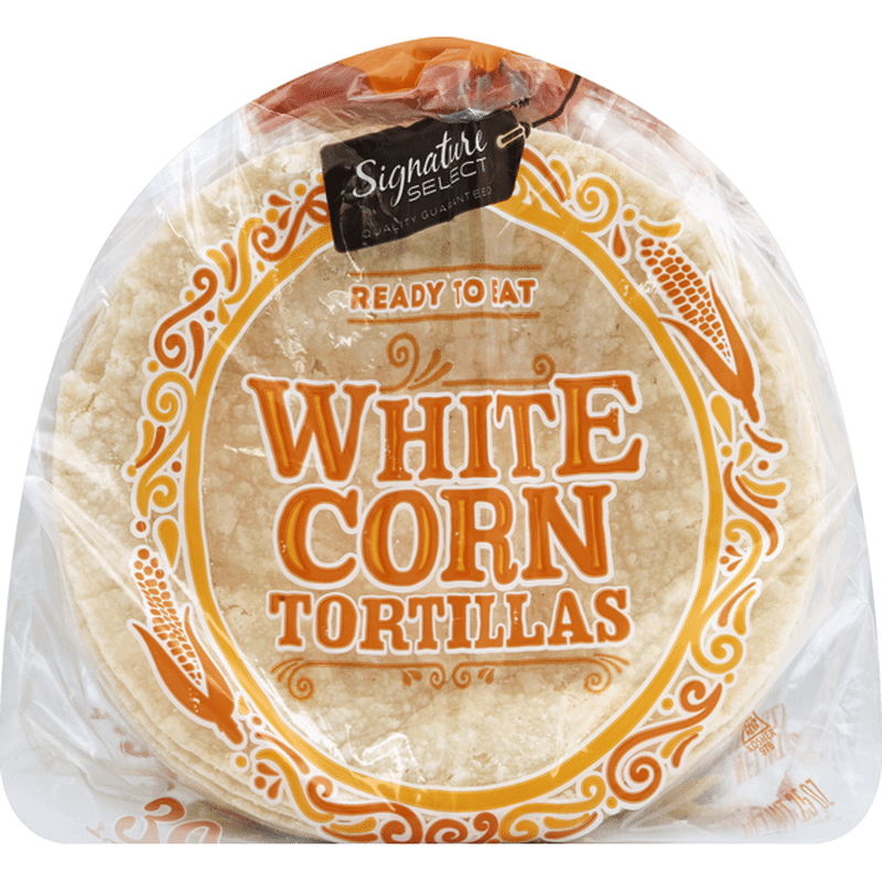 Signature Select Tortillas, White Corn (30 each) - Instacart
