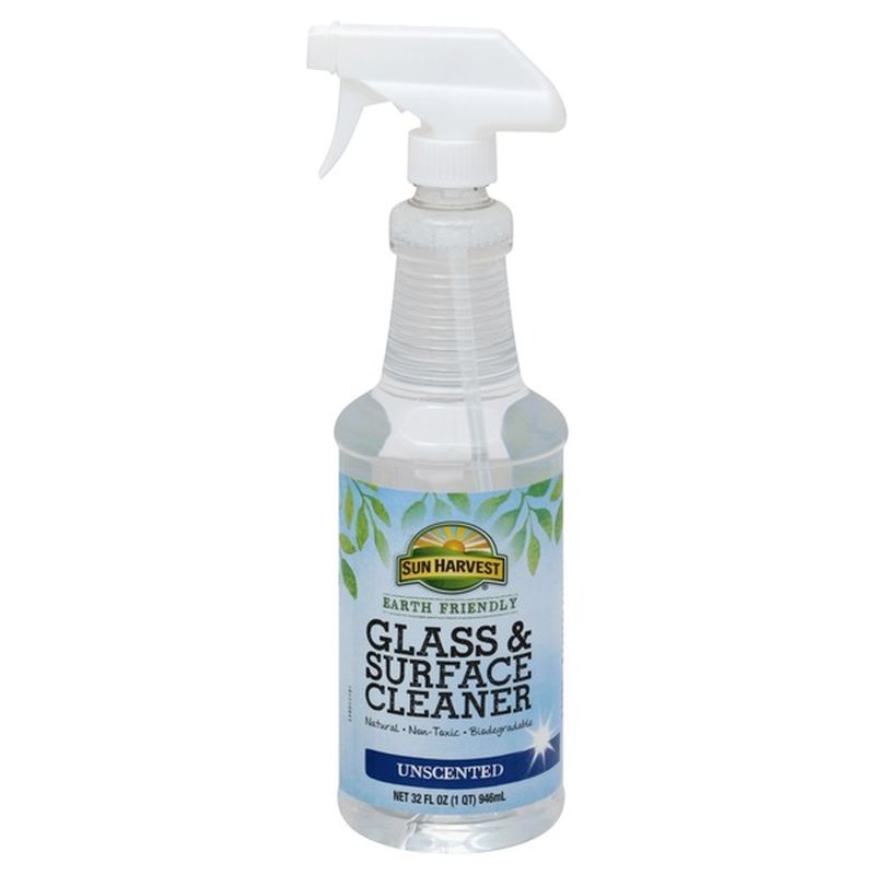 Sun Harvest Glass & Surface Cleaner Biodegradable Streak Free (32 fl oz ...
