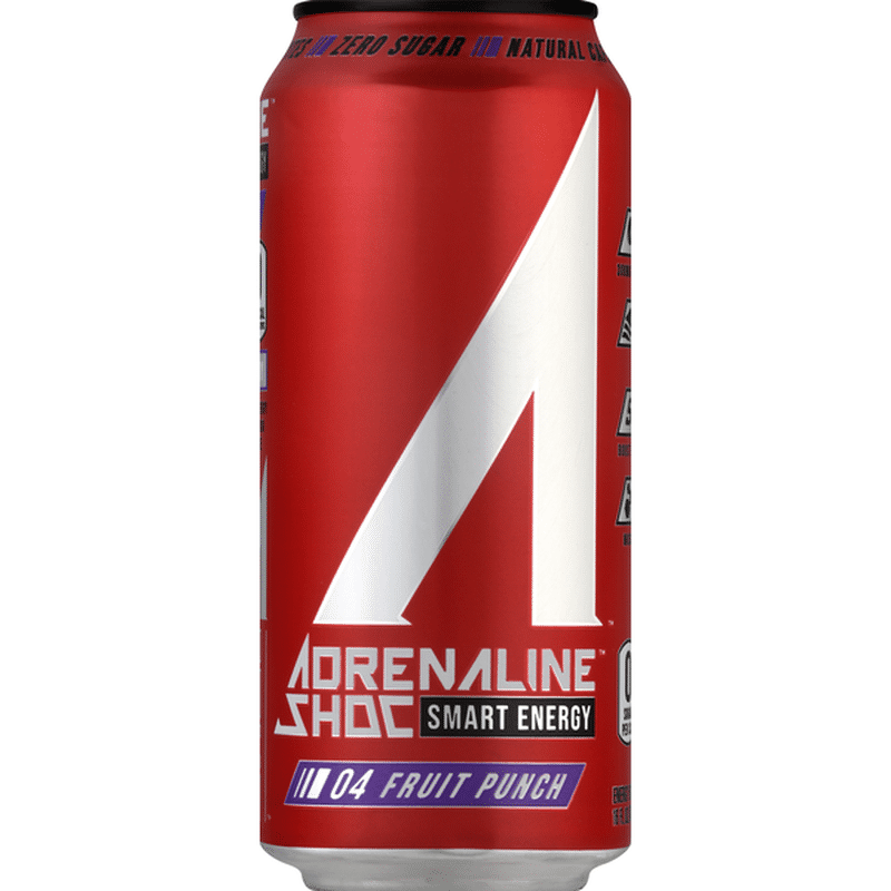 Adrenaline Shoc Energy Drink, 04 Fruit Punch (16 oz) - Instacart