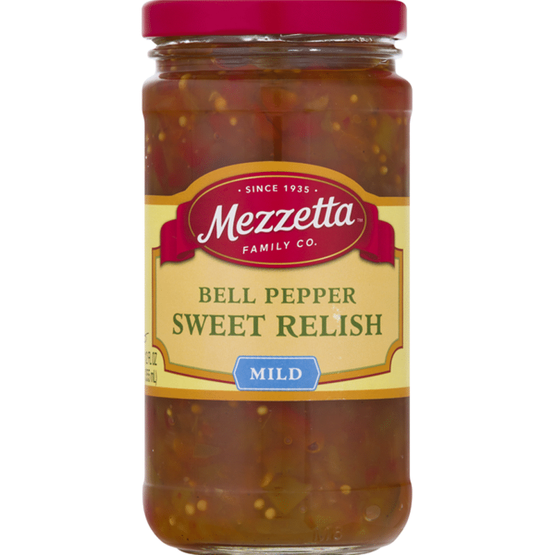 Mezzetta Relish, Sweet, Bell Pepper, Mild (12 oz) - Instacart