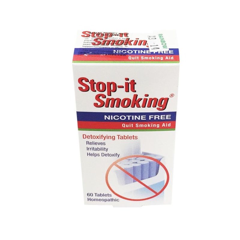 NatraBio Quit Smoking Aid, Detoxifying Tablets (60 each) - Instacart
