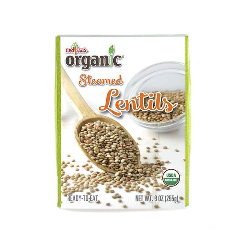 Melissa's Organic Steamed Lentils (9 oz) - Instacart