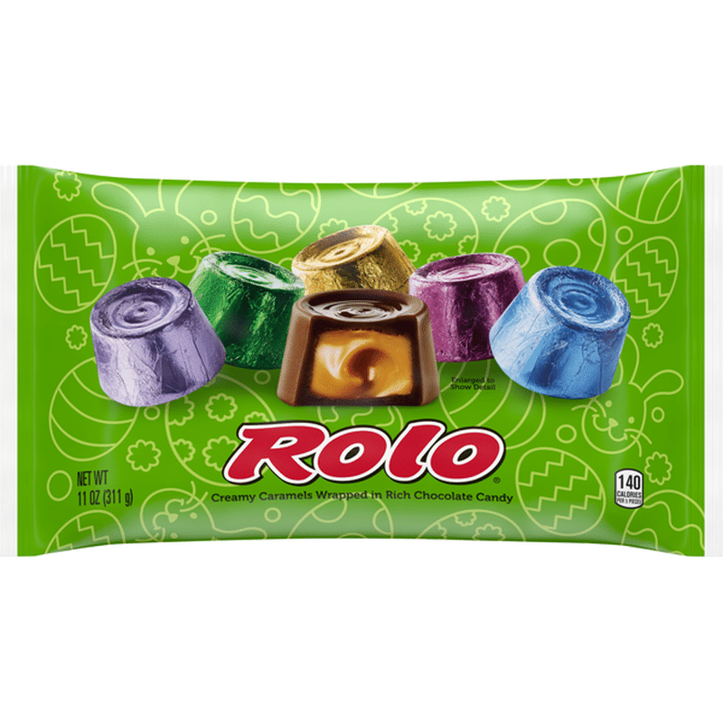 ROLO Candy, Creamy Caramels Wrapped in Rich Chocolate (11 oz) - Instacart