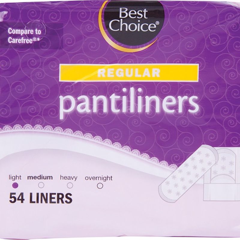 Best Choice Regular Pantiliners (54 ct) - Instacart