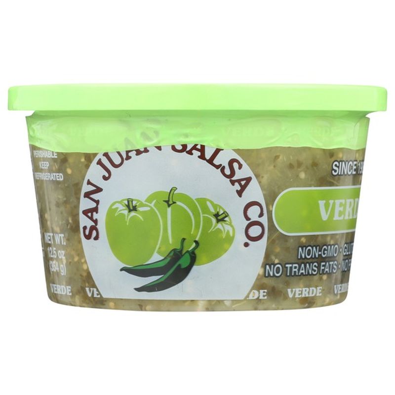San Juan Salsa Co. Fresh Verde Salsa (12.5 oz) - Instacart