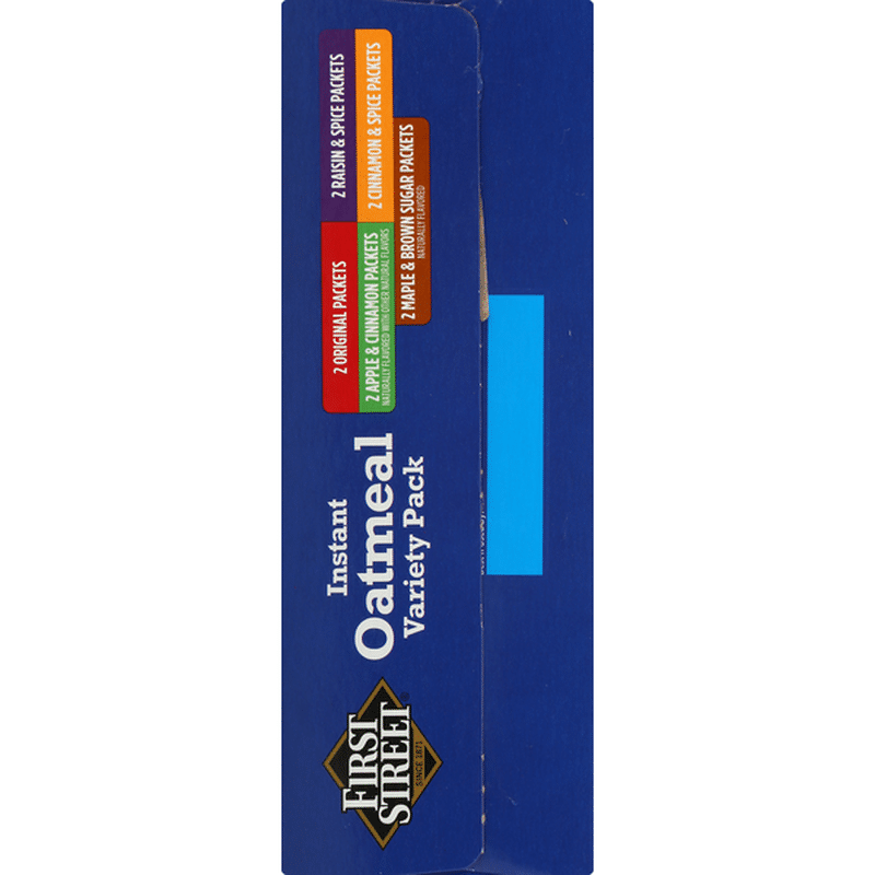 First Street Oatmeal, Instant, Variety Pack (10 each) - Instacart