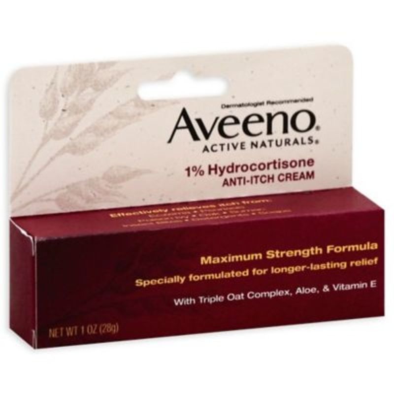 Aveeno® 1% Hydrocortisone Anti-Itch Cream (1 oz) - Instacart