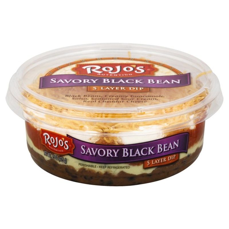 Rojo's 5 Layer Dip, Savory Black Bean (15 oz) - Instacart